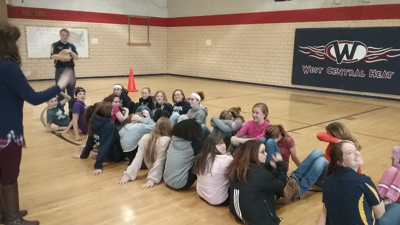 West Central C.U.S.D. #235 - WCHS FFA Officers Visit WCMS