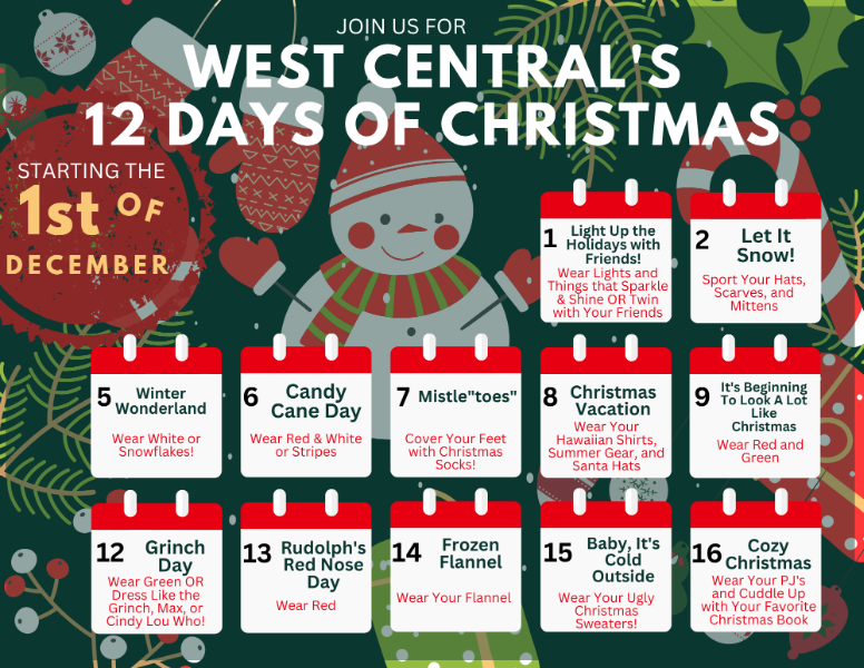 West Central C.U.S.D. #235 - December Dress Up Days